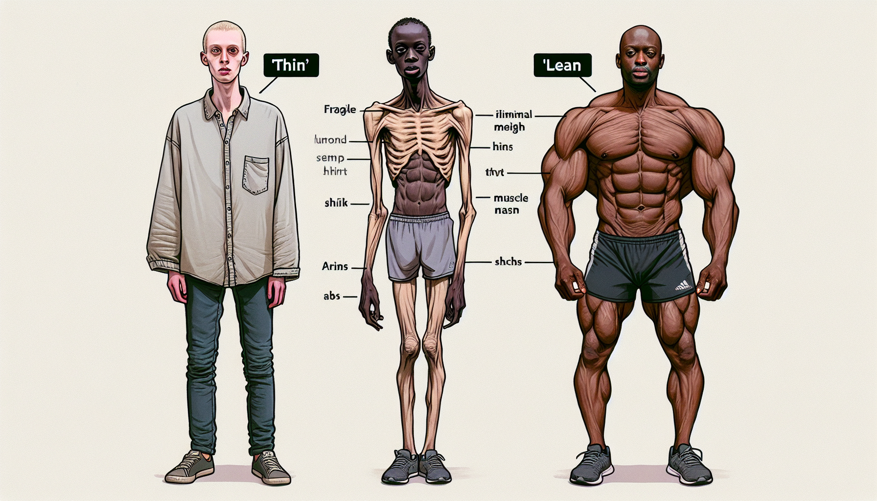 Thin and Lean: What's the Difference? | Gym Rat Style